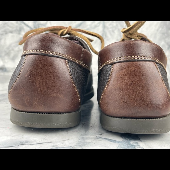 Ll Bean Shoes Ll Bean Blucher Moc Moccasins Boat Shoes Brown Leather Size 8 Poshmark